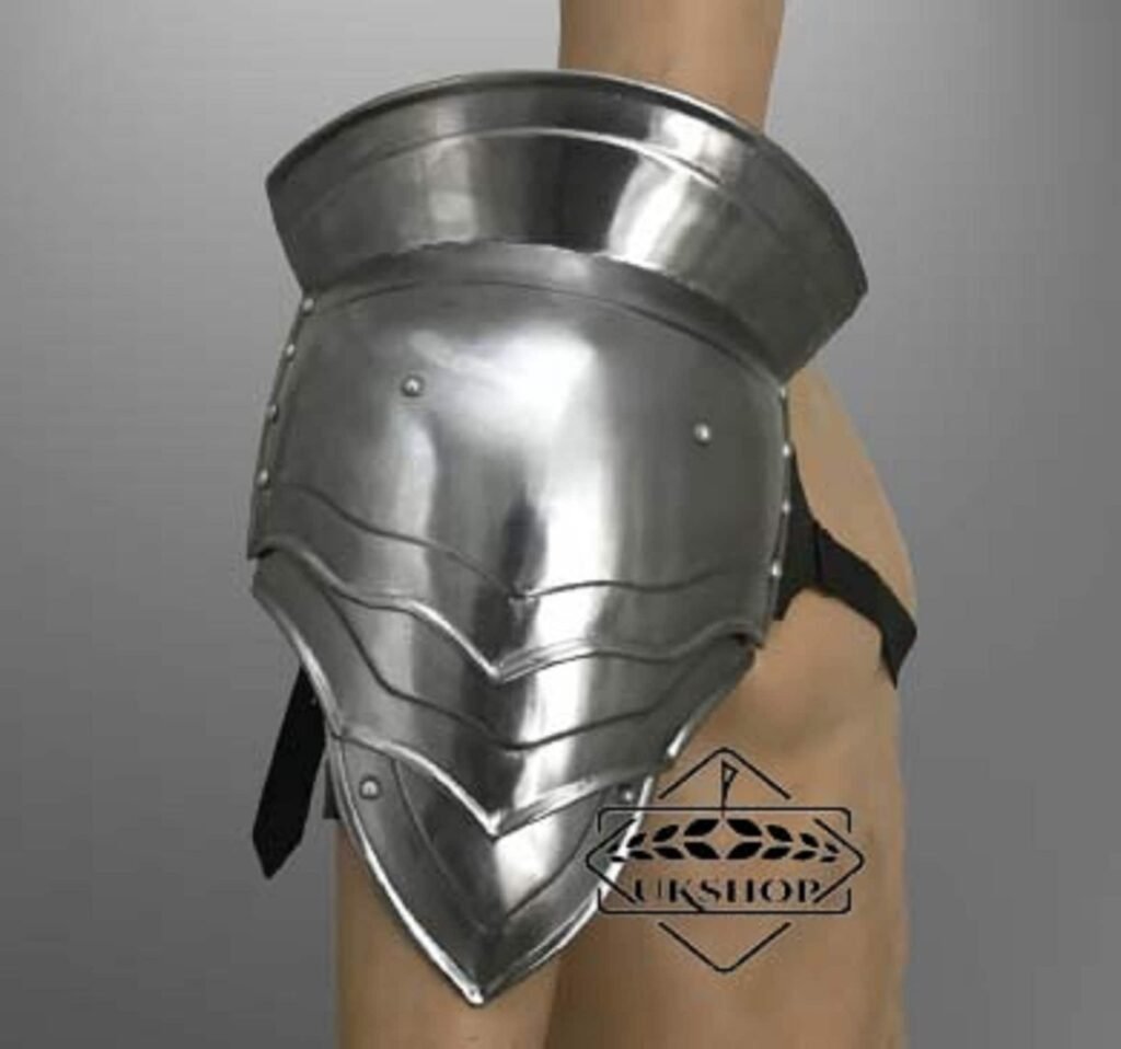 Steel armor pauldron for gladiator metal cosplay shoulder LARP fantasy ...