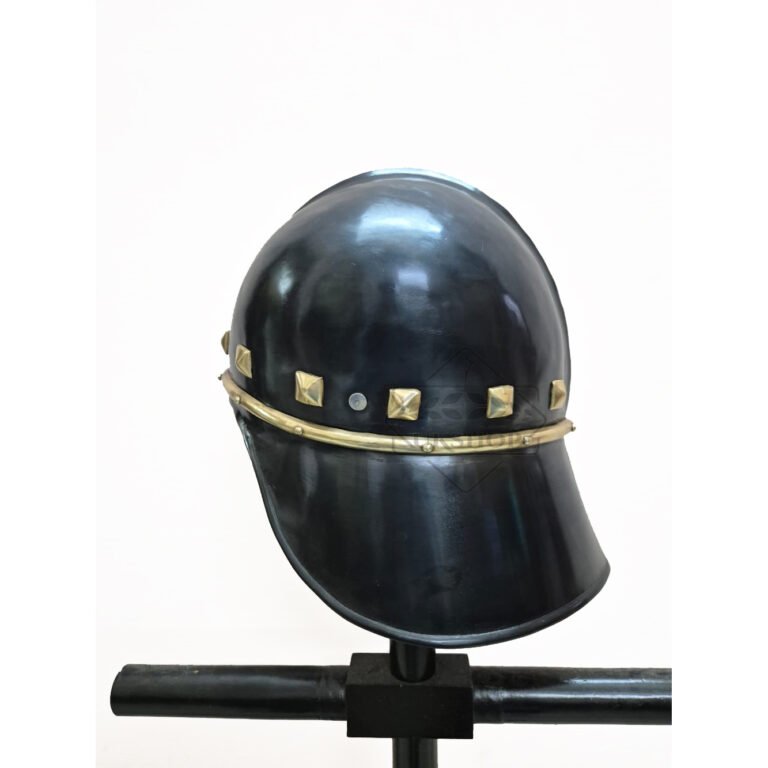 Nilfgardiaan helmet for Witcher and Larp 18 Gauge Steel - uketsyshop.com