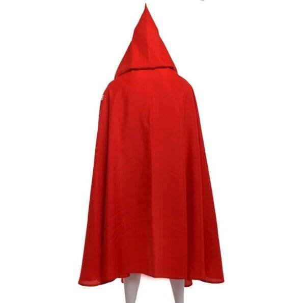 Medieval Knight Tunic & Cloak with Maltese Cross Red - uketsyshop.com