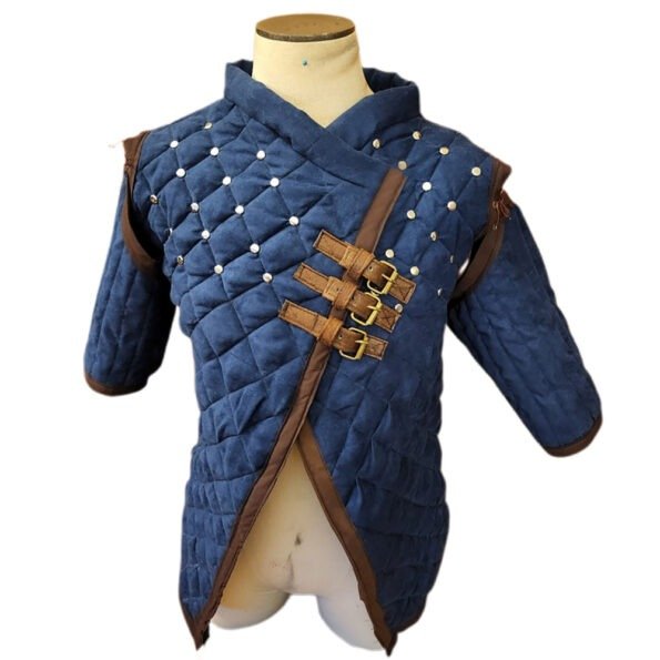 Medieval Gambeson Short Doublet with Half Sleeves - uketsyshop.com